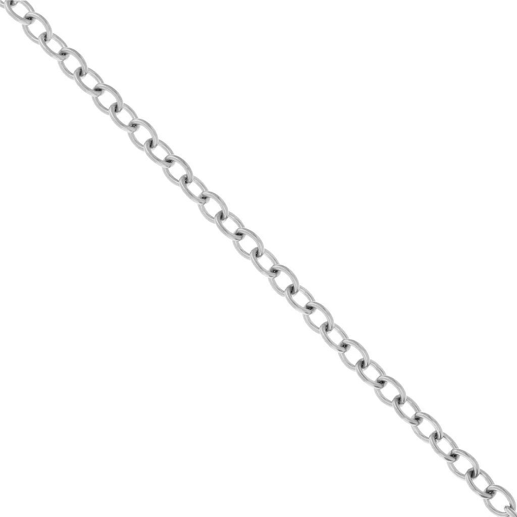 Chaîne maille Forçat 5 mm - Acier inoxydable 316L x1m - Perles & Co