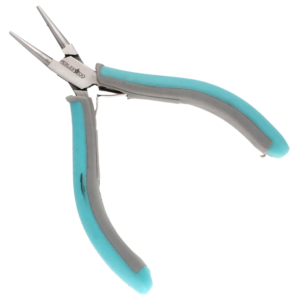 Pince ronde à ressort 12 cm manche ergonomique by Perles&Co - Bleu ...
