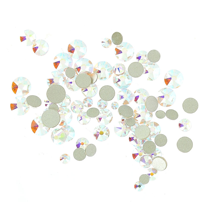 Assortiment de strass à coller PureCrystal Crystal AB x2gr - Perles & Co