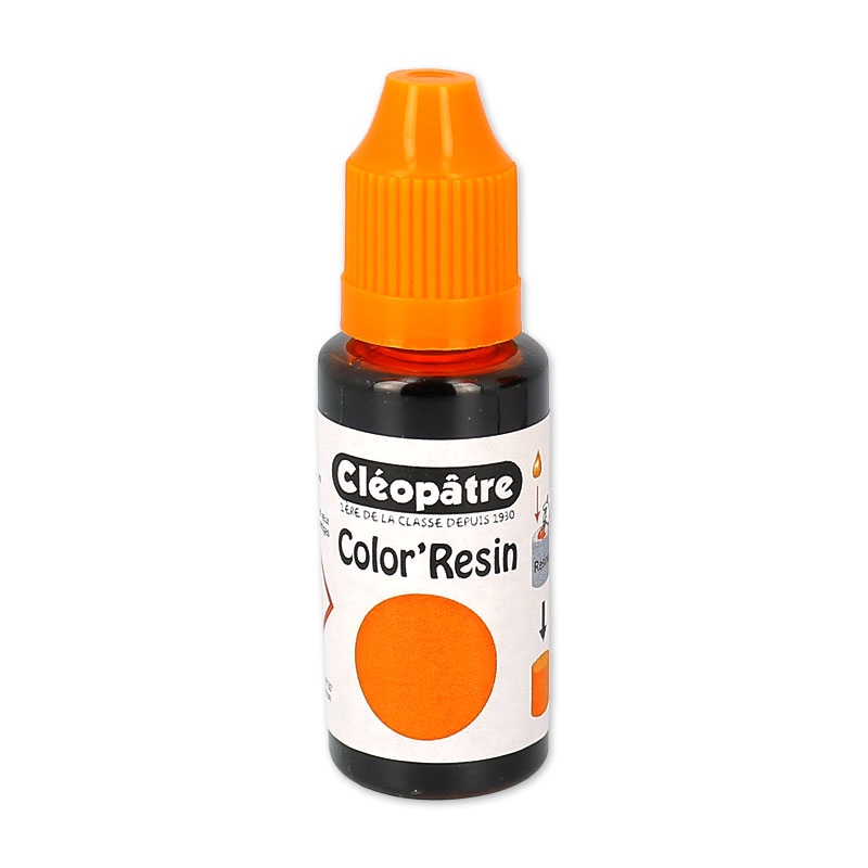 Colorant pour résine Color'Resin 15g Orange x1 - Perles & Co