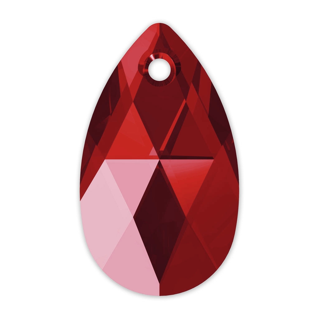 Larme Swarovski 6106 22 mm Scarlet x1 - Perles & Co
