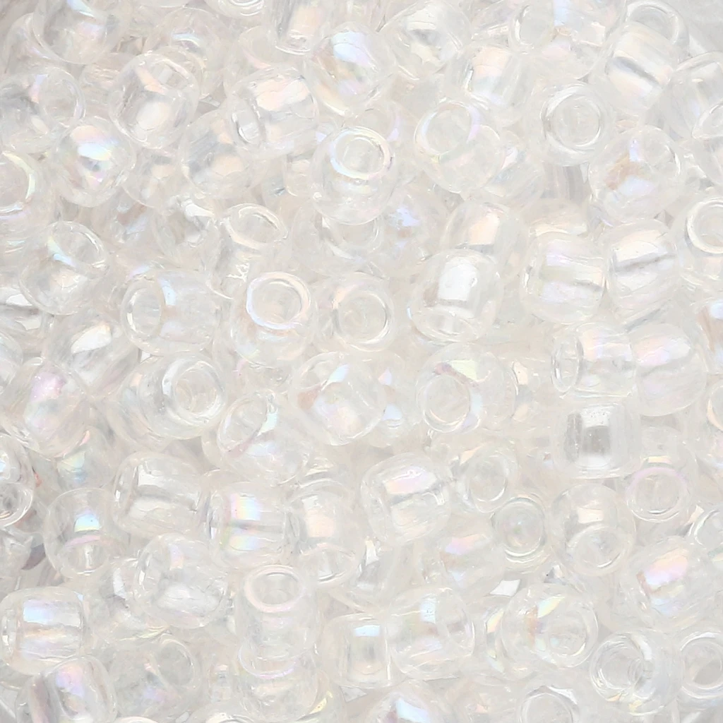 Rocaille Toho 6/0 TO6R161 - Transparent Rainbow Crystal x8g - Perles & Co