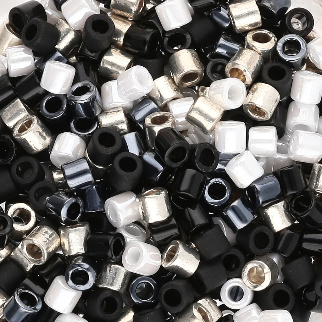 Mix Miyuki Delica 8/0 - Subtle Sparkle x8g - Perles & Co