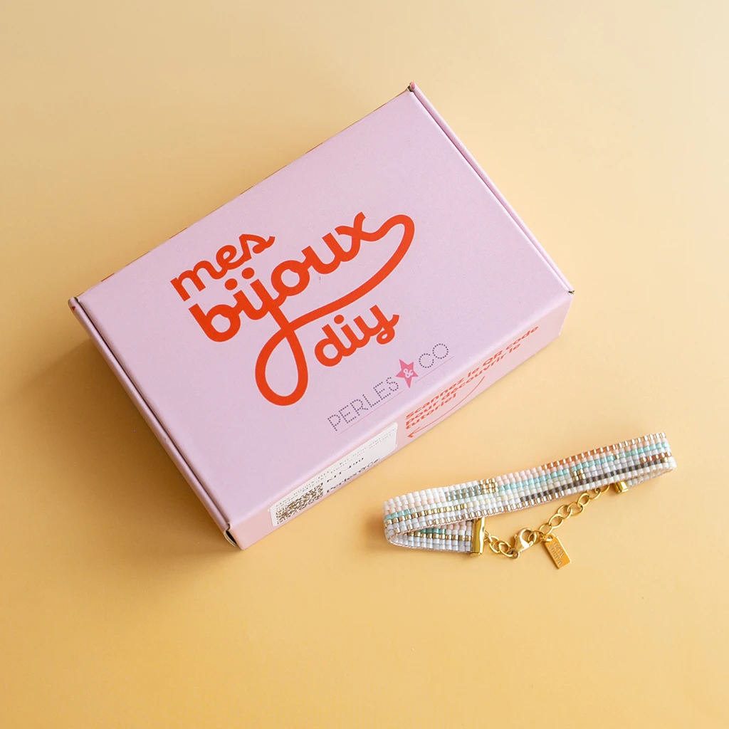 Mes bijoux DIY - Kit bracelet avec perles Miyuki Delica au métier à ...