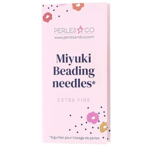 Aiguilles à perler Miyuki extra fine - Perles and Co x4 - Perles & Co