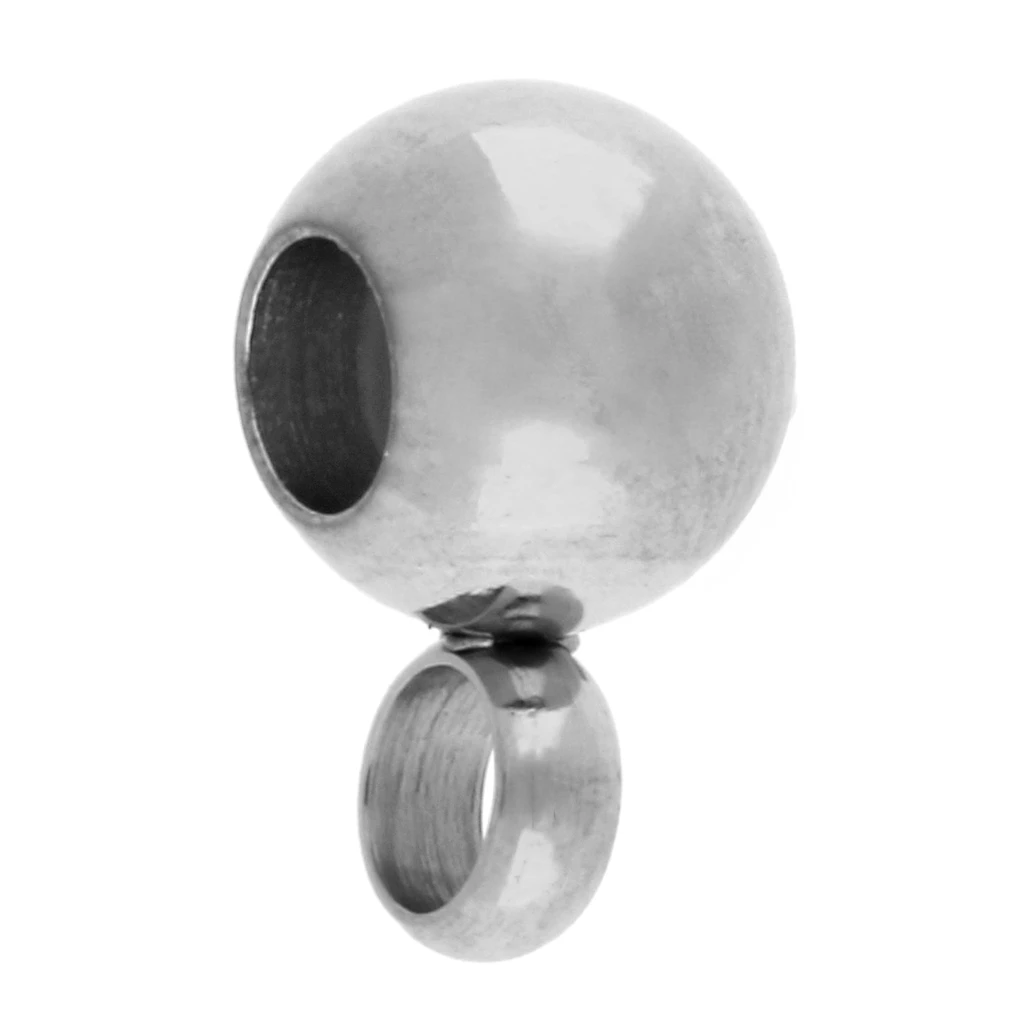 Perles stoppeur attache breloque 5 mm avec un trou de 1.6 mm - Acier ...