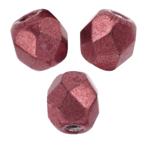 Facettes 3 mm - Saturated Metallic Valiant Poppy x50 - Perles & Co