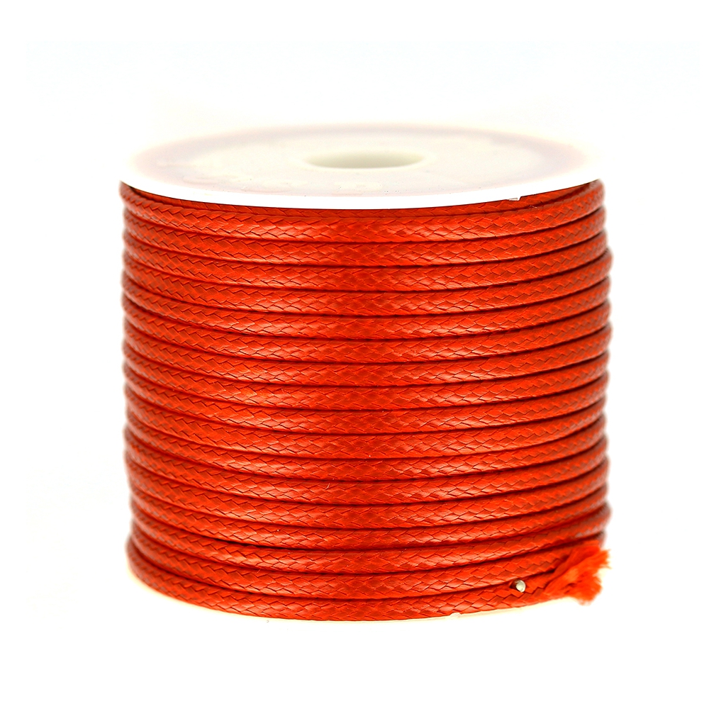 Cordon polyester imitation serpent type snake cord 2 mm Rouge x9 m ...
