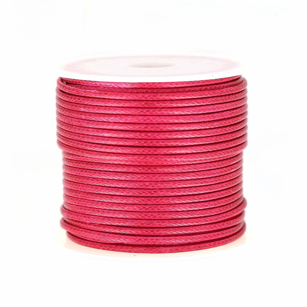 Cordon polyester imitation serpent type snake cord 1.5 mm Framboise x10 ...