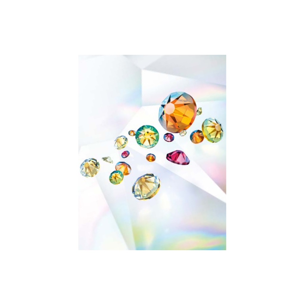 Strass à coller en cristal PureCrystal 2088 6 mm Silk Shimmer x10 ...