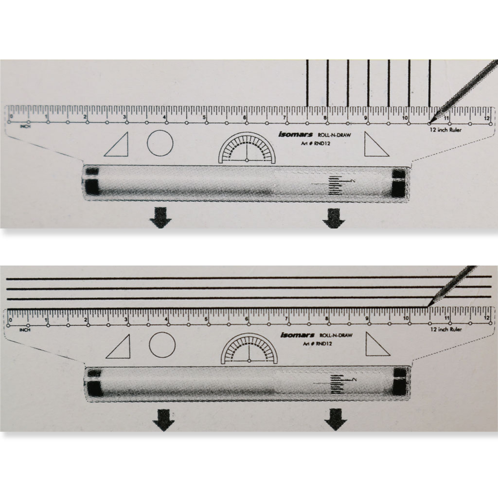 Rolling Ruler - Règle mobile pour tracer facilement toutes formes ...