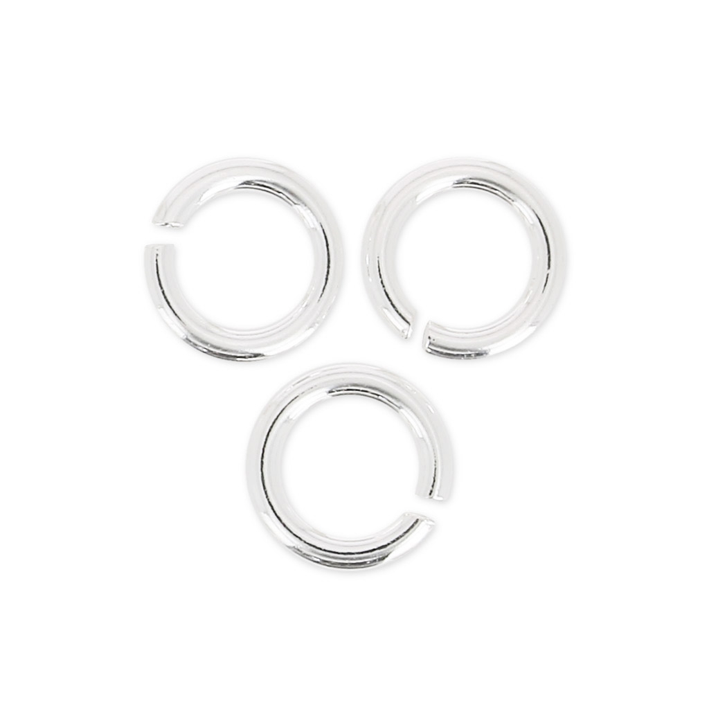 Anneaux ouverts - Fabrication européenne - 6x1 mm en Argent 925 x1 ...