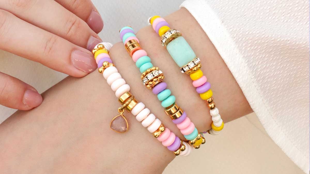 Tuto Bracelet pour femme avec des perles colorées
